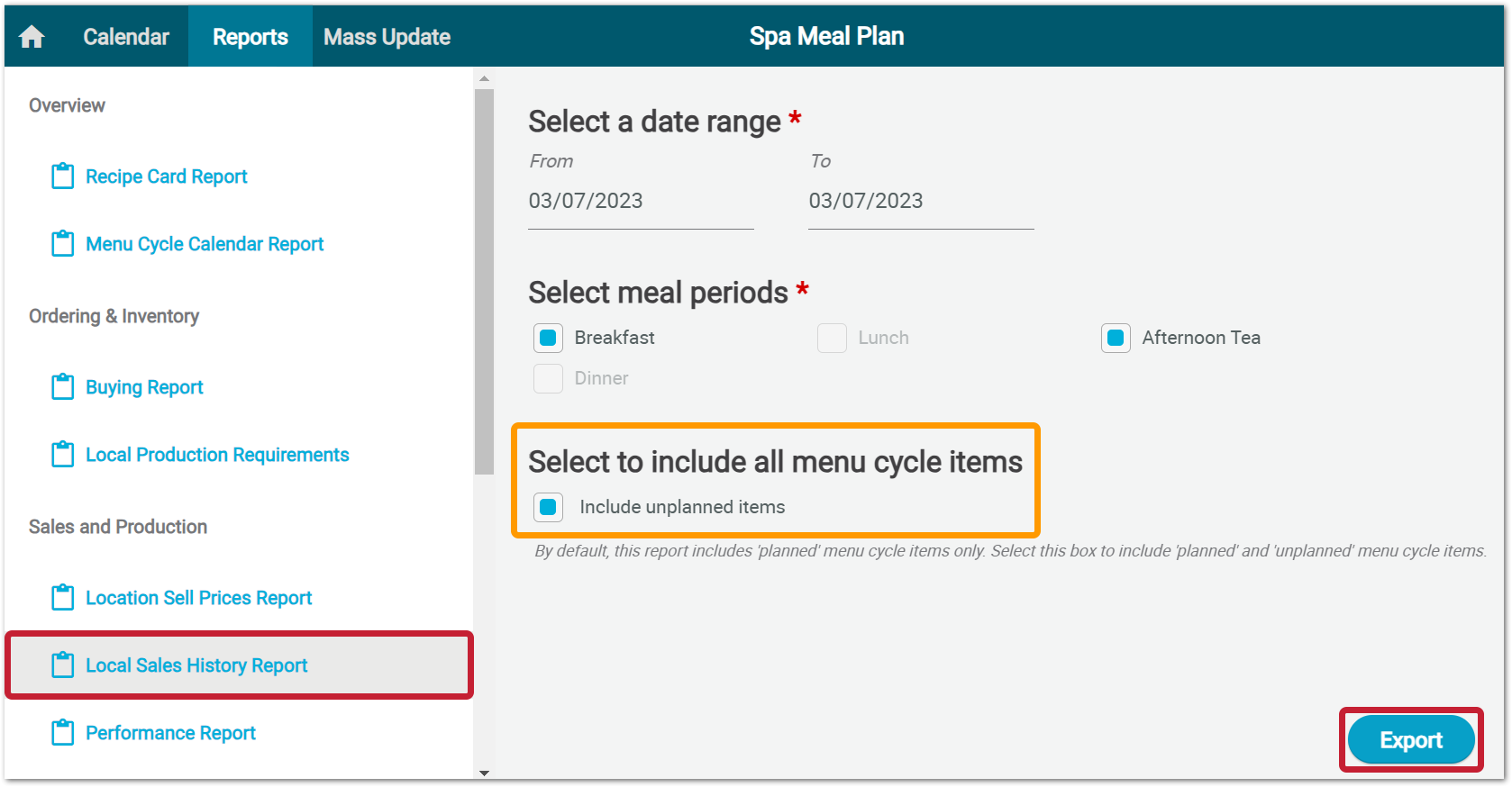 July 4th 2023, Release Notes: RME | Menu Cycles: Hide Unplanned Items ...
