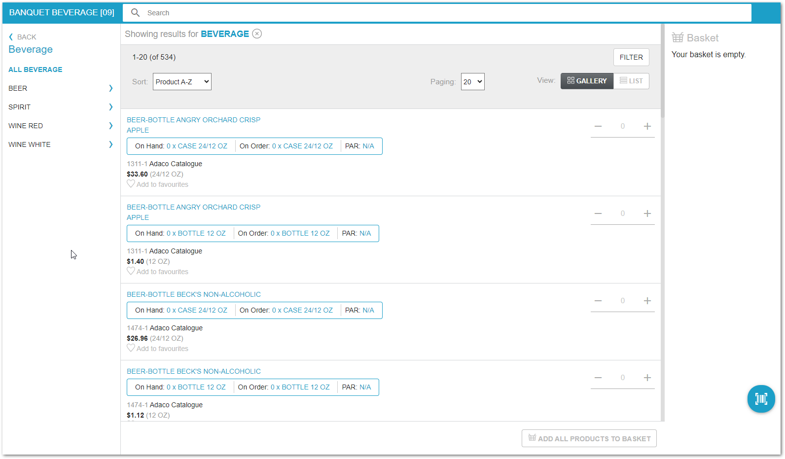 Adaco Mobile: Ordering App – Fourth & HotSchedules Customer Success Portal