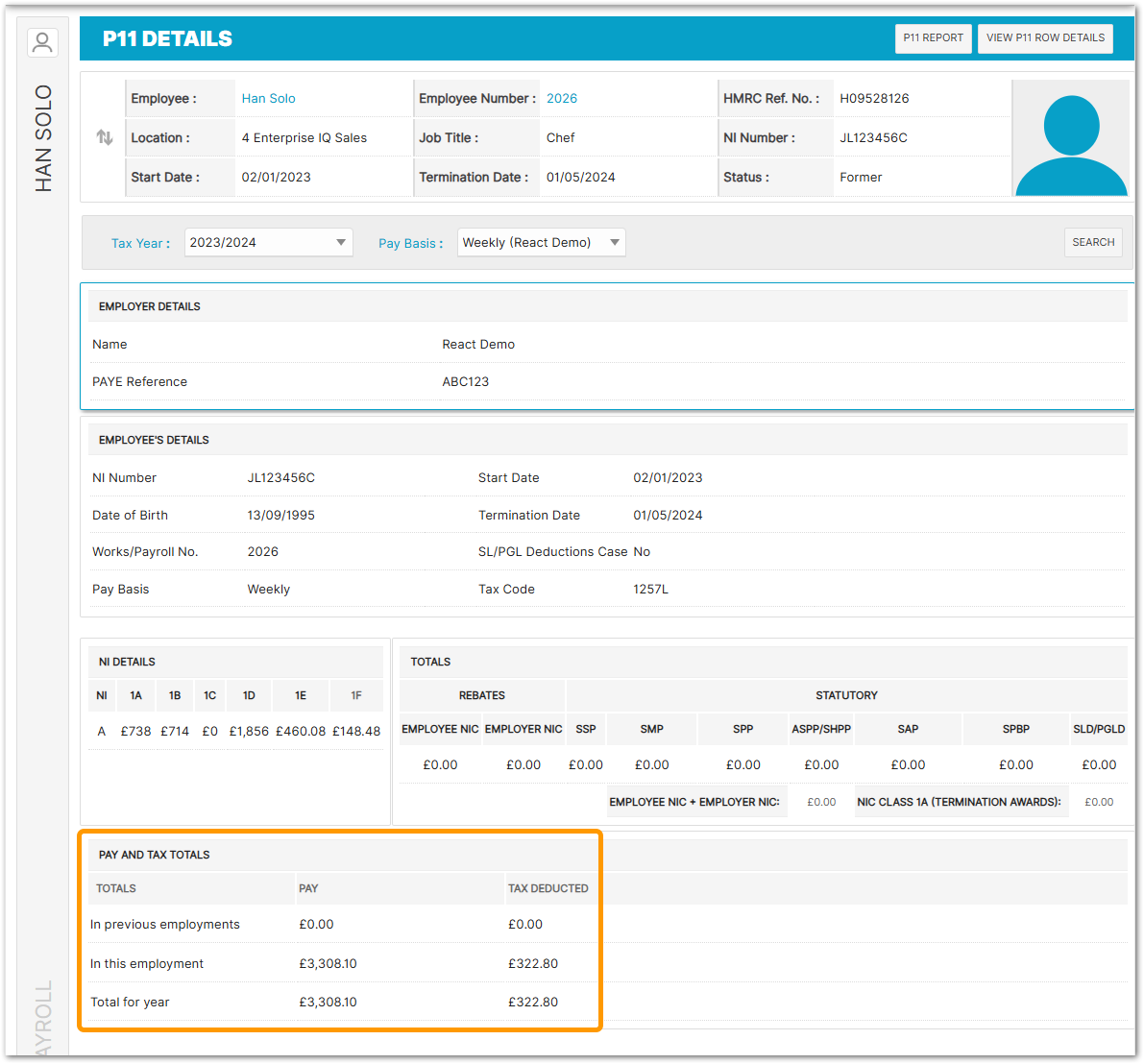 WFM UK: UI Refresh: Producing a Statement of Earnings – Fourth ...