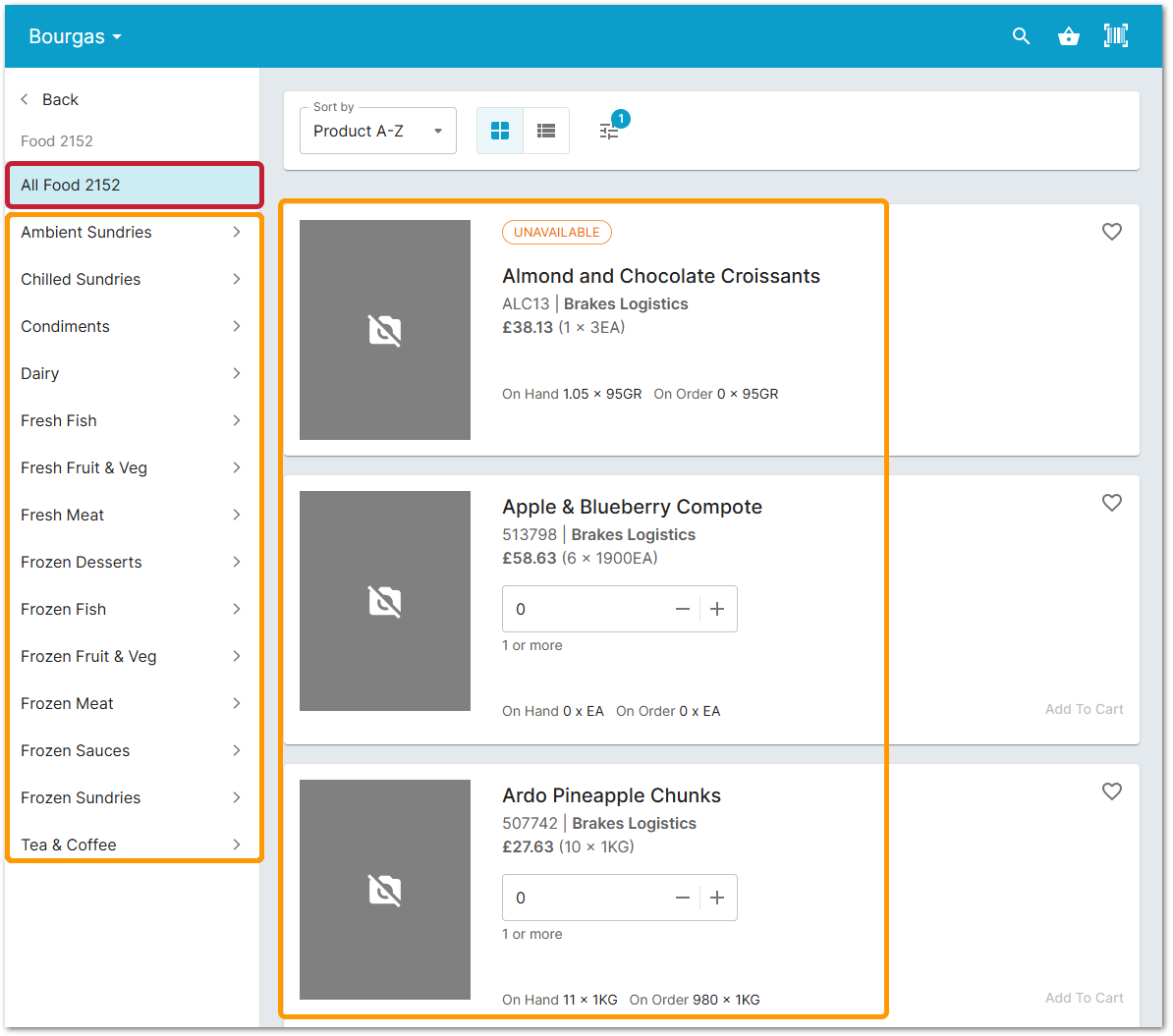 Adaco Mobile: Ordering App – Fourth & HotSchedules Customer Success Portal
