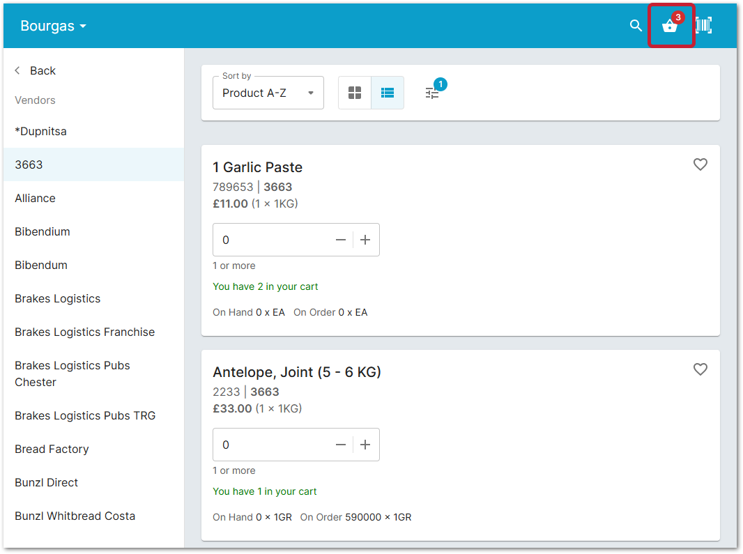 Adaco Mobile: Ordering App – Fourth & HotSchedules Customer Success Portal