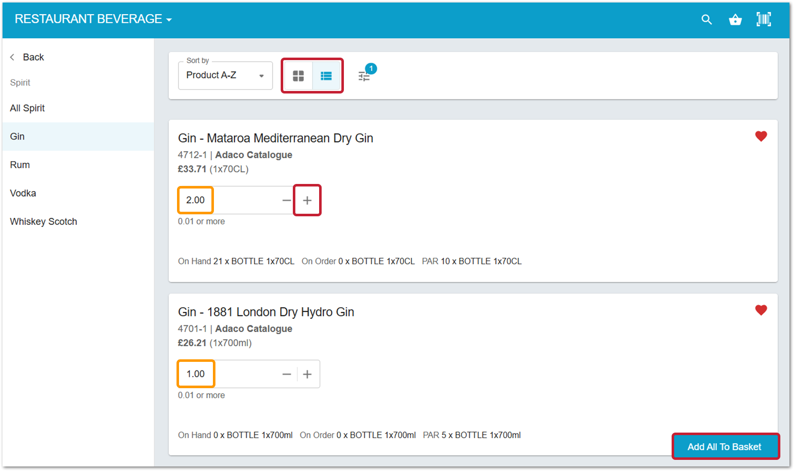 Adaco Mobile: Ordering App – Fourth & HotSchedules Customer Success Portal