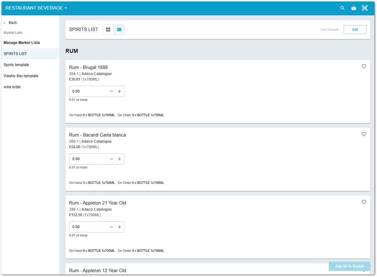 Adaco Mobile: Ordering App – Fourth & HotSchedules Customer Success Portal